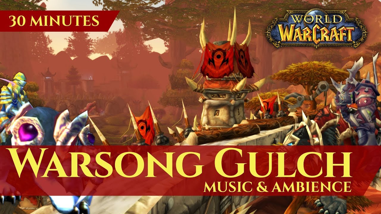 Vanilla Warsong Gulch PvP Battleground - Music & Ambience(30 minutes, 4K, World of Warcraft Classic)