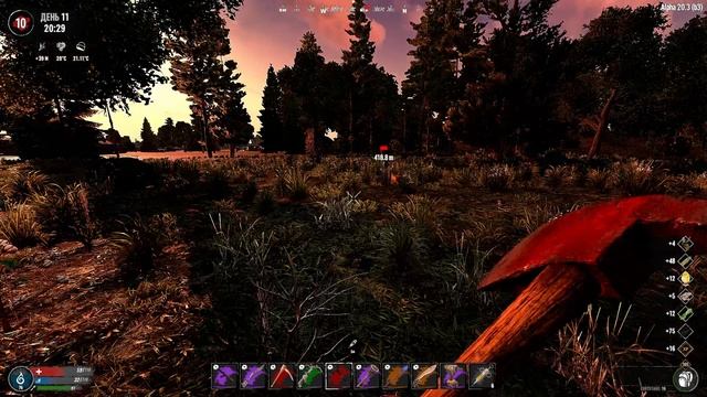 7 Days to Die A20 War3zuk Ч23 Бродячая орда походу.mp4