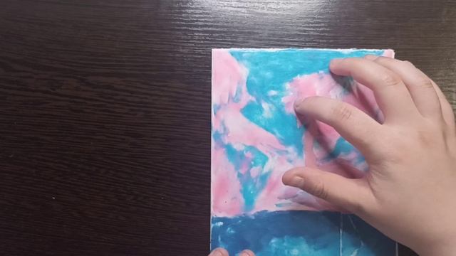 Пластилиновая картина. Возможно фламинго.