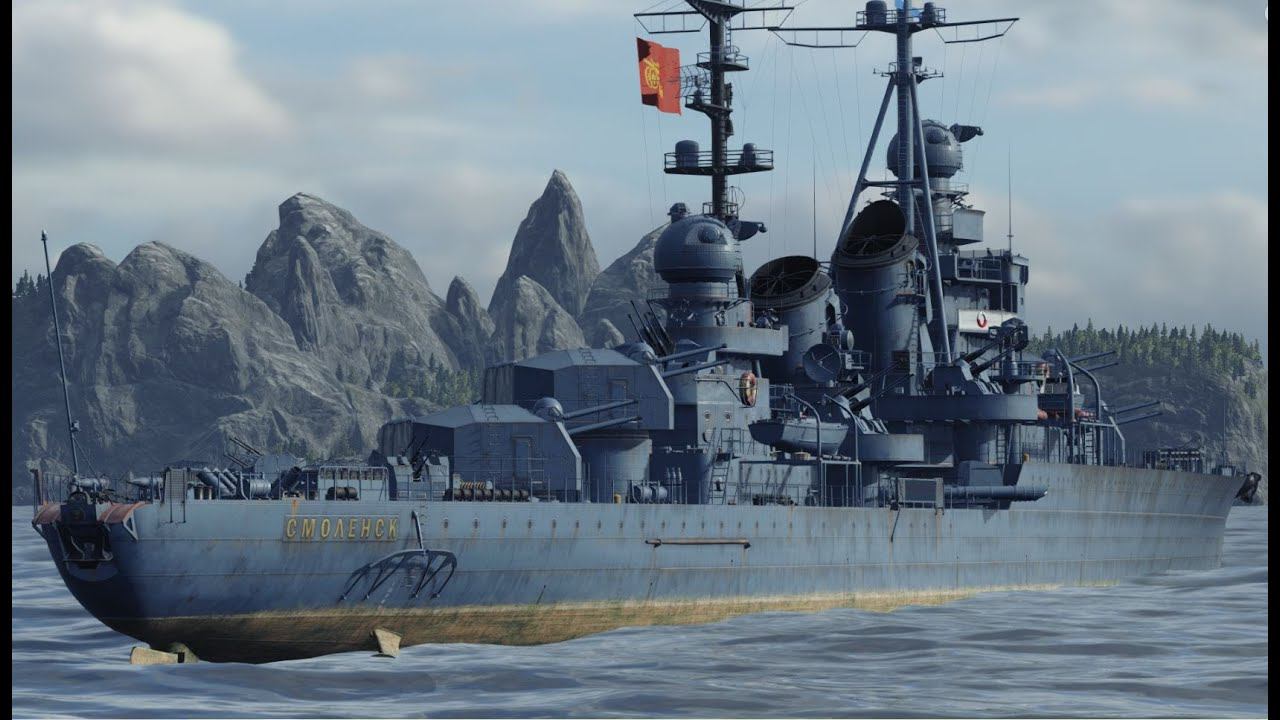 Крейсер СМОЛЕНСК 260К Урона! Динамичный бой Мир Кораблей World of Warships