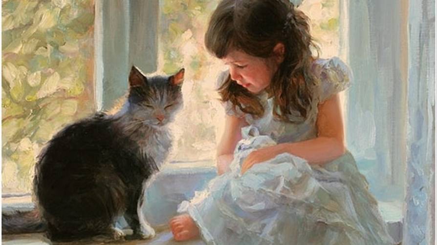 Забавные коты глазами художников - Художник Владимир Волегов