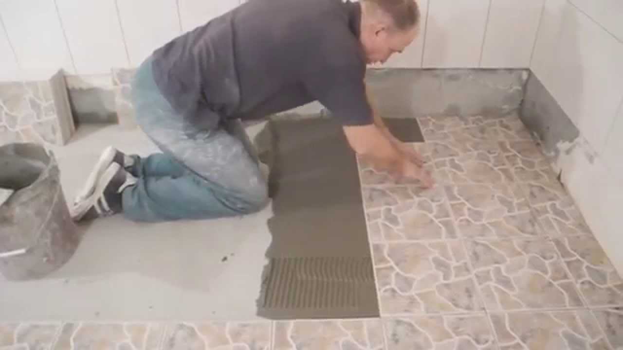 Способ СКОРОСТНОЙ укладки плитки на пол 2