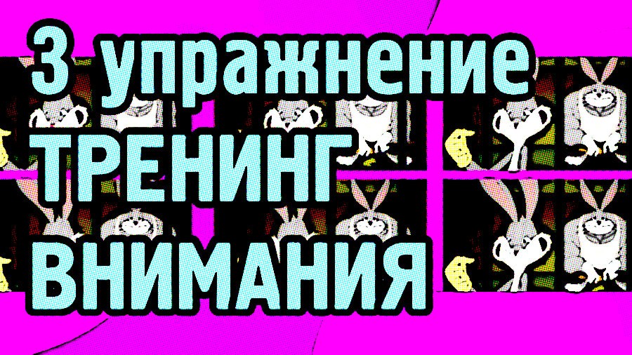 3 упр. Тренинг внимания, найди 2 одинаковые картинки.mp4