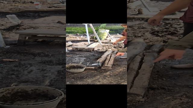 Подметание деревяшек