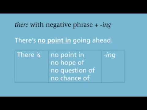 Common expressions with there and be – Mode preview – Module