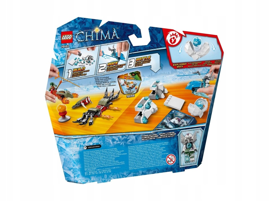 Lego Chima Speedorz 70151 Замороженные шипы - Lego Сборка и обзор