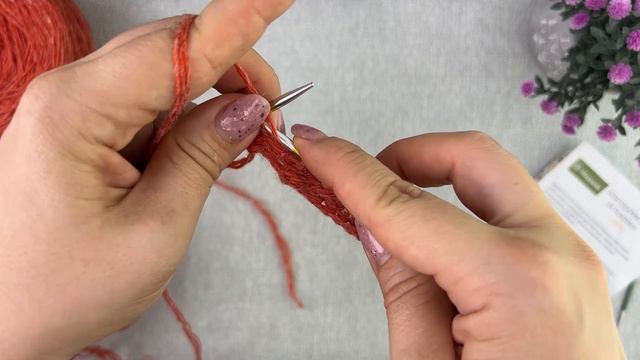 Очень просто и красиво. Узор спицами