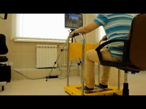 БиоМера. Стабилометрия на ST-150. Упор ногами из положения "сидя"