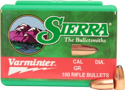 Пуля Sierra Varminter 22 cal/.224 55 gr/3,6 грамм Spitzer арт.1360 ВС-0,239.