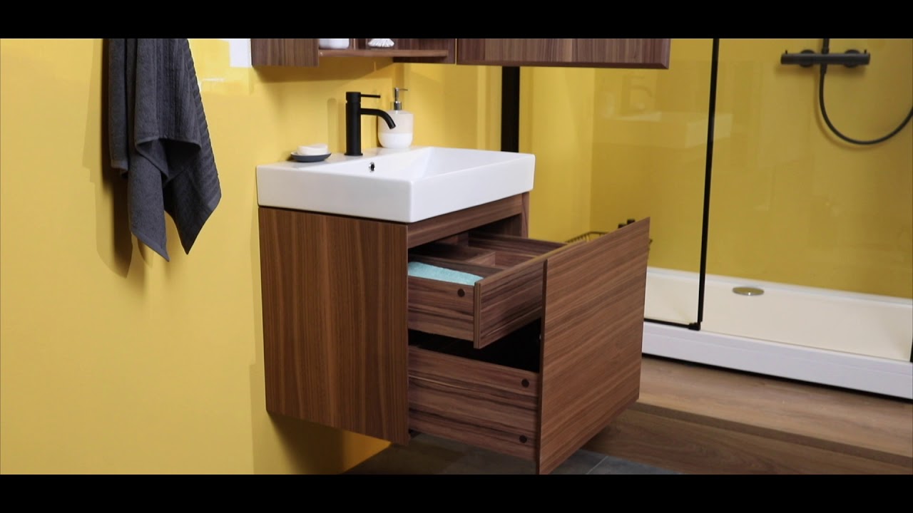 Комплект мебели Aquanet Нью-Йорк 60 (орех).