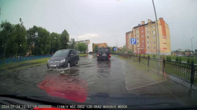 "Заплыв" на авто.