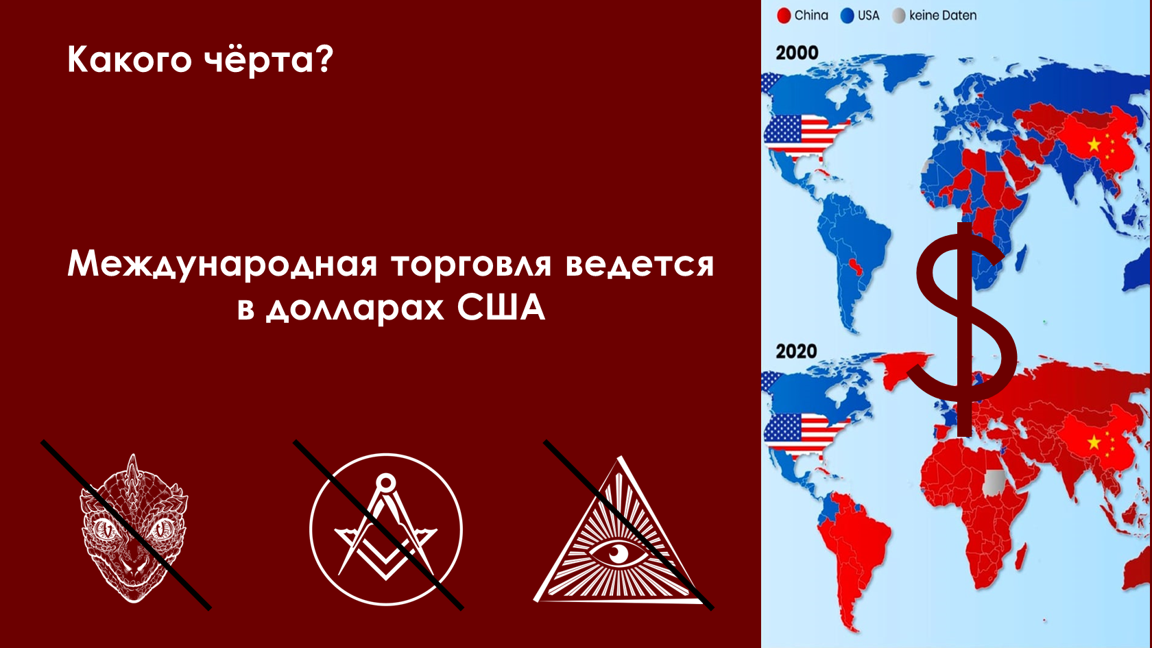 Почему международная торговля ведется в долларах?