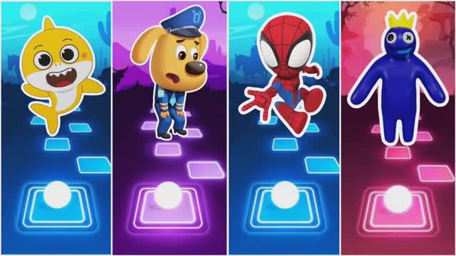 Акулёнок ✅️ Шериф Лабрадор ✅️ Спайди и его друзья ✅️ Радужные Друзья - Кто победит?.mp4