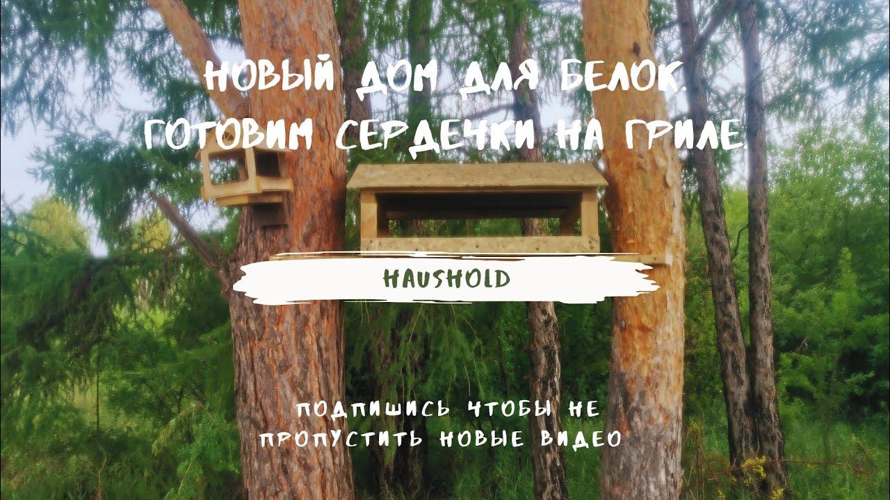 Новый дом для белок. Готовим сердечки на гриле.