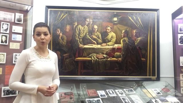 Картина О.Павликова "В штабе 326-й стрелковой дивизии"