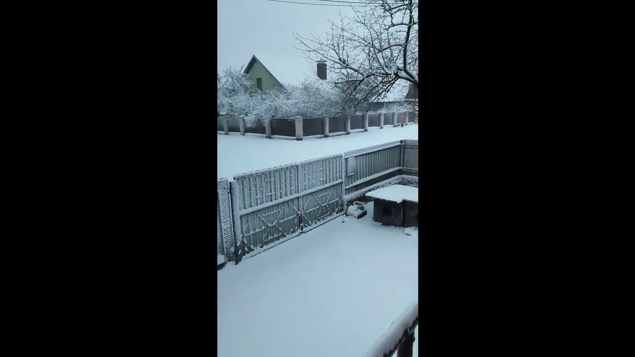 Зима вернулась! (2 апреля) Вот так встретило утро апрельское))