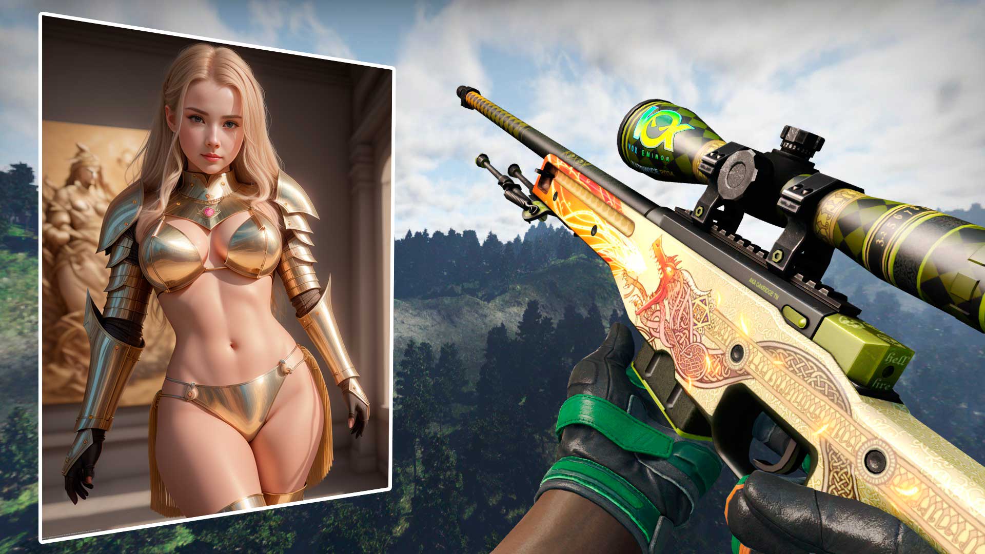 Удивительные фраги с АВП