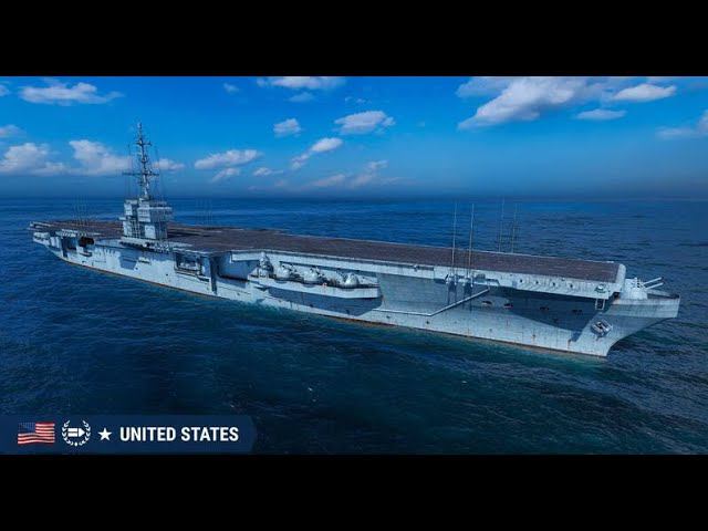 Авианосец UNITED STATES 292К Урона! Мир кораблей World of Warships
