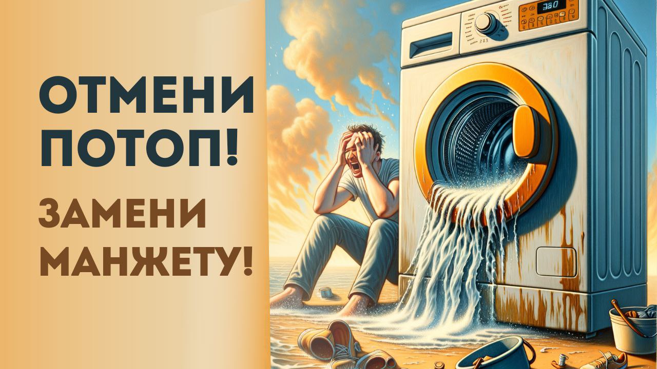 Как заменить манжету на стиральной машинке LG Direct drive