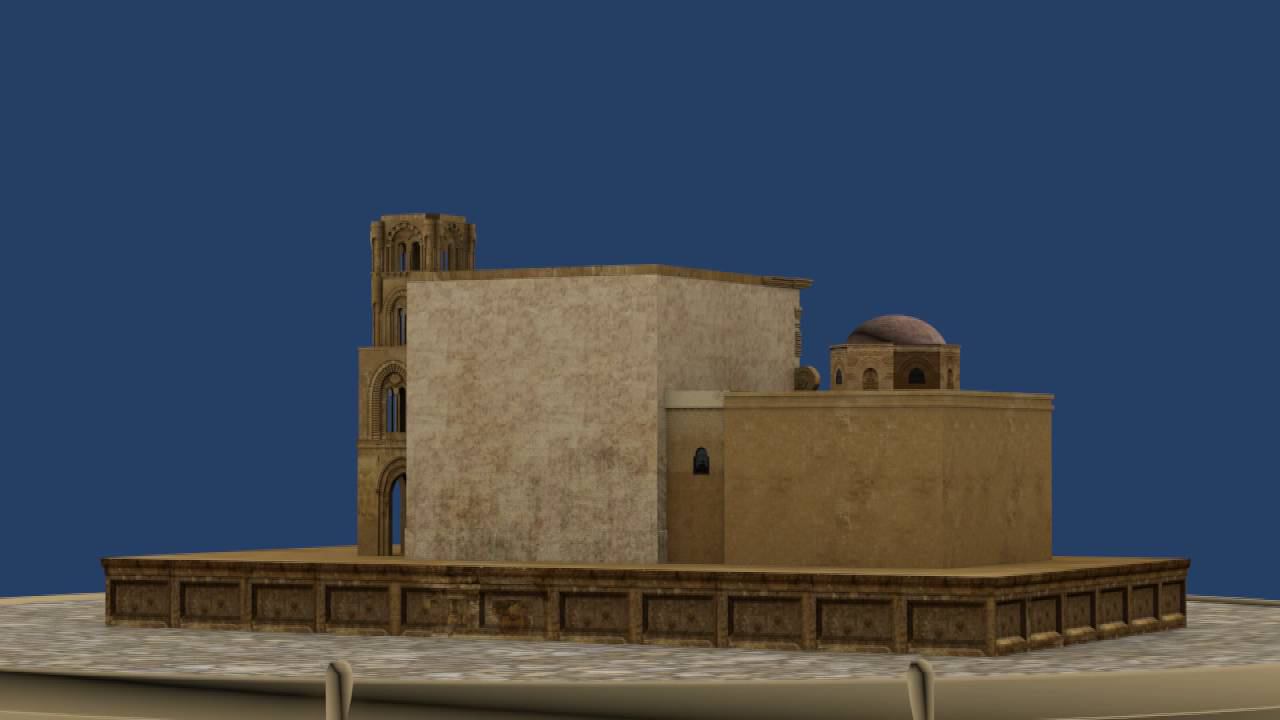 Создание 3D модели Мартораны, Палермо, для мобильного приложения MuByz