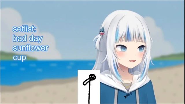 [Hololive - Gawr Gura] Billie Eilish - Ocean Eyes