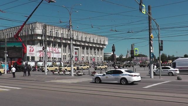 9 мая ПАРАД ПОБЕДЫ 2020. Военная техника, вертолёты в Туле.