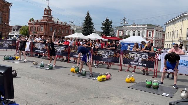 Гиревой триатлон Нежелева Маргарита, Волкова Карина, Габибов Долгат, Магомедов Муртазали