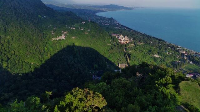 Абхазия. Новый Афон. Орлиное гнездо. Полёт с квадрокоптером.