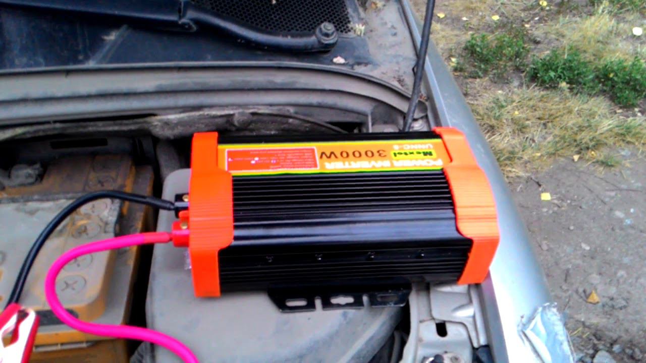 Замкнутый инвертор. Если бы не установил предохранитель, то был бы пожар!