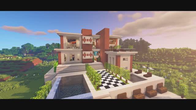 Майнкрафт (Minecraft) - Как построить современный дом в Вилле