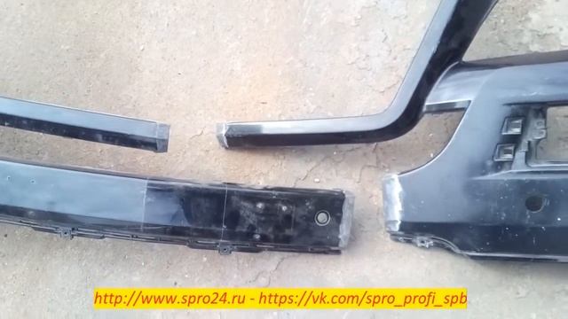 SPro® ✅ Сращивание бампера GLx164 из доноров ? Сварка пластика  (5).mp4