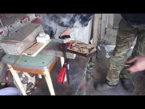 Нихромовый резак для дерева. Резьба огнём.