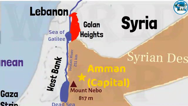 ИОРДАНИЯ КАРТА (Jordan Map)