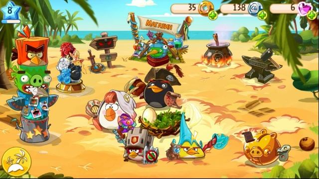 Прохожу Ангри Бердс Эпик часть 3.mp4