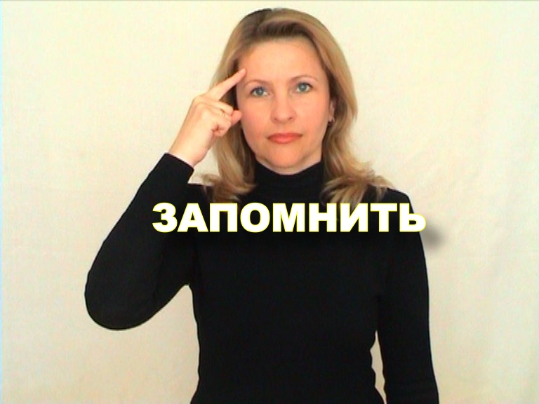 ЖЕСТОВЫЙ ЯЗЫК. СЛОВАРЬ. Запомнить