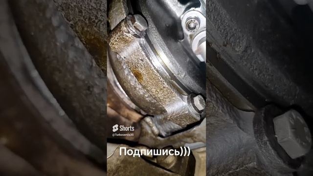 восстановленная турбина гонит масло и сифонит из под картриджа. bmw x5 m57
