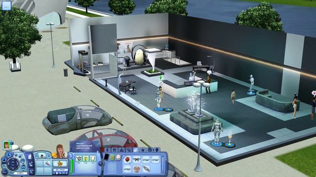 Симс 3. Симорама #3. Привет, плюмботы!