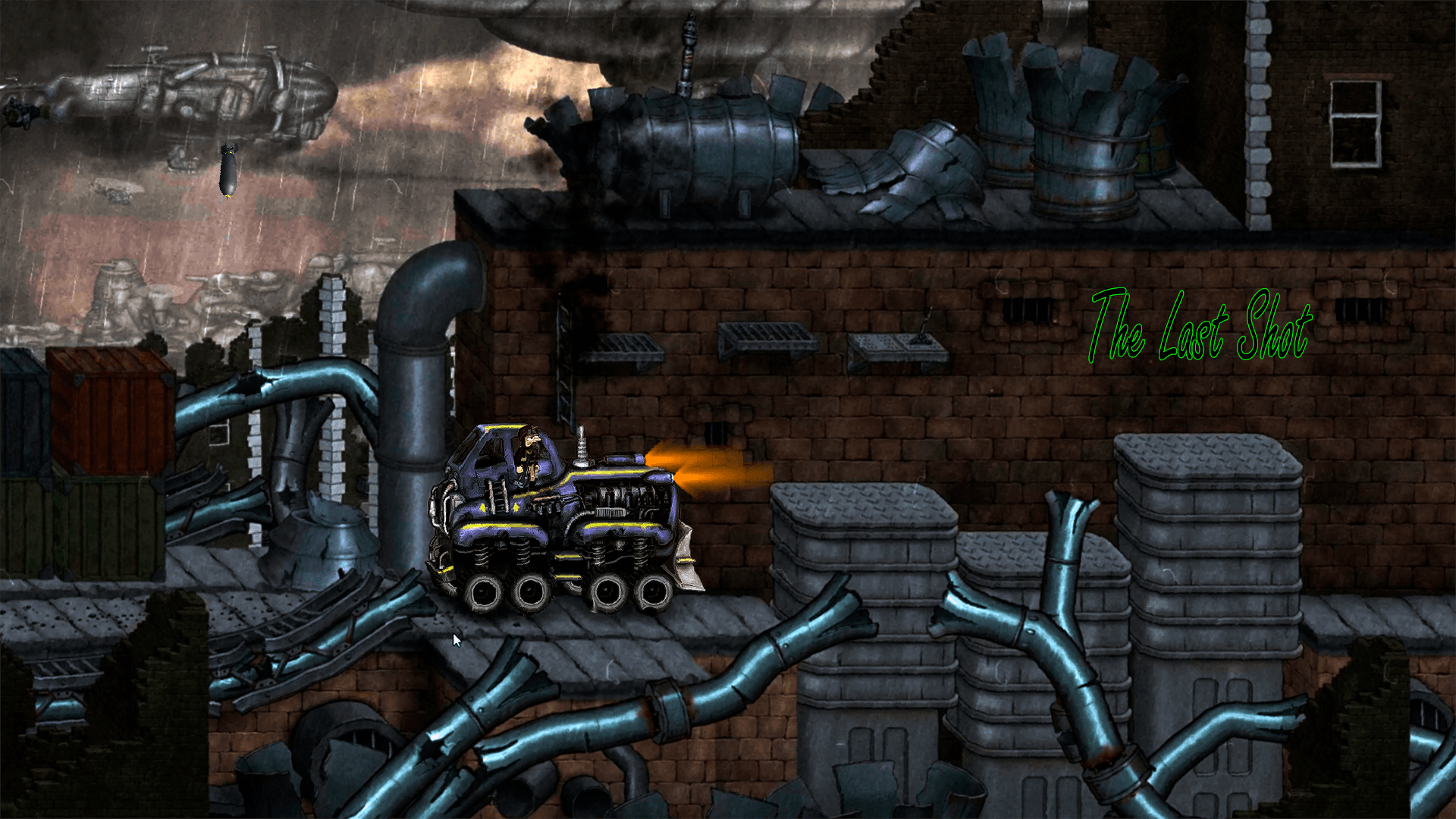 Поездка на синем тракторе "The Last Shot"№9