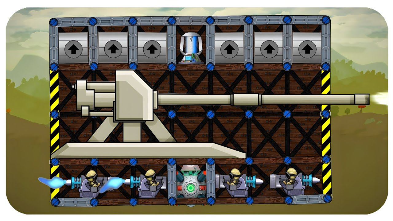 ЛЕТАЮЩИЕ ФОРТЫ С ПУШКАМИ ИЗ ВТОРОЙ МИРОВОЙ В FORTS! #162
