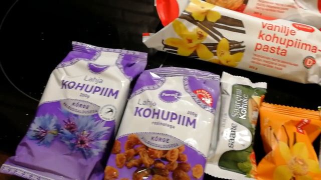 Товары из Эстонии. Что купить в Нарве. Январь 2017. Цены на еду. Мужик с тележкой