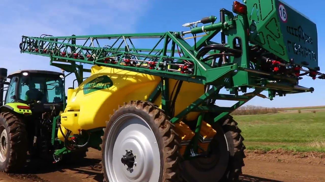 Демопоказ Опрыскивателя серии ГВАРТА 8 производства ГК "Агротех-Гарант"