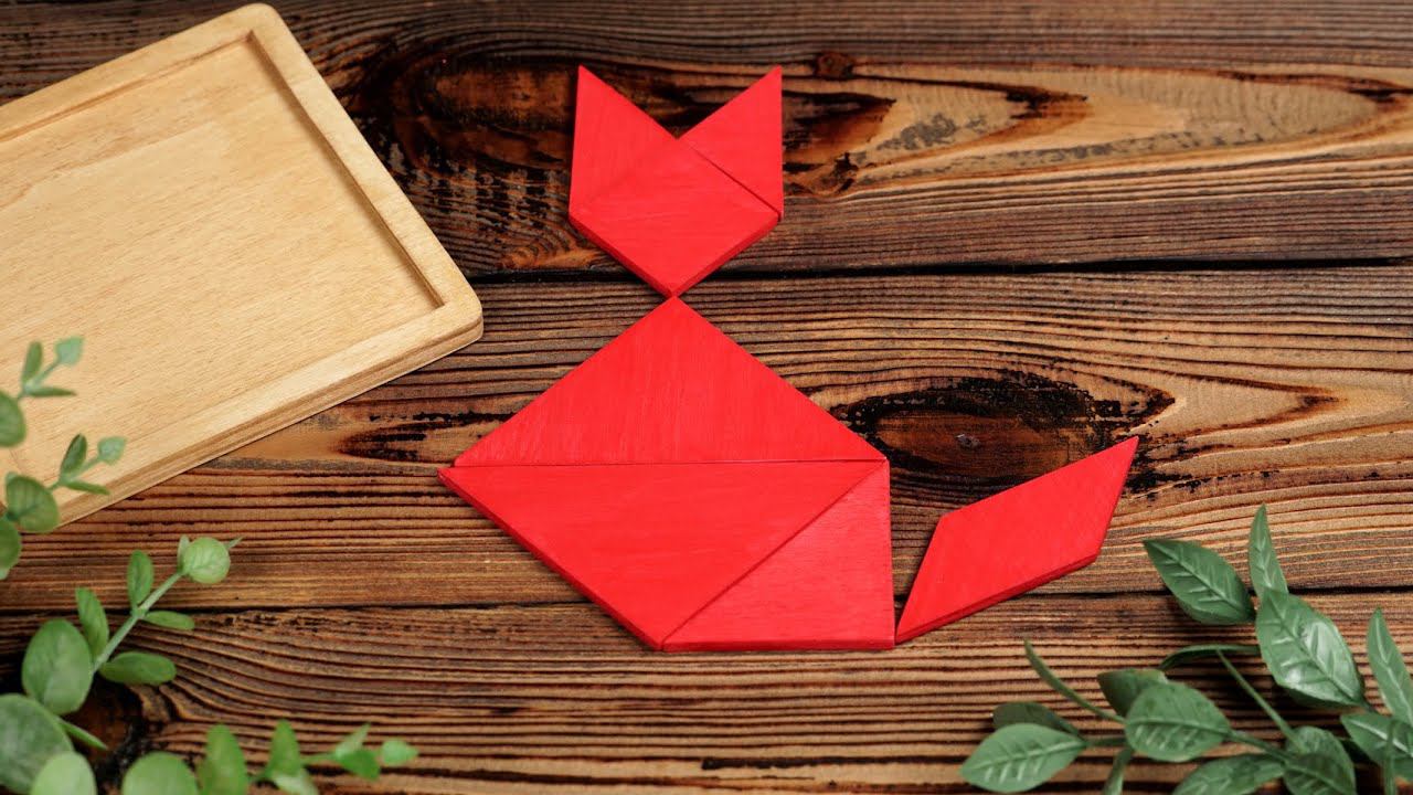 134. Делаем головоломку ТАНГРАМ своими руками!