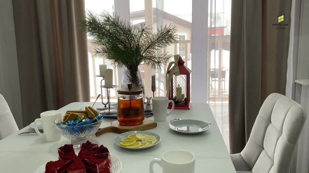 В доме из теплоблоков тепло и уютно!