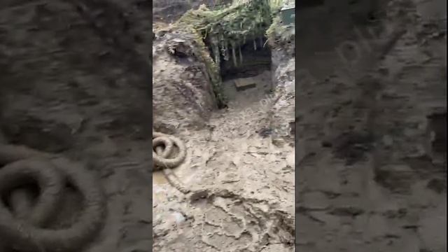 Тонущие позиции ВСУ  155-мм гаубицы M777 и боеприпасы к ней