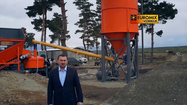 БЕТОННЫЙ ЗАВОД EUROMIX CROCUS 15/750 | Армения озеро Севан