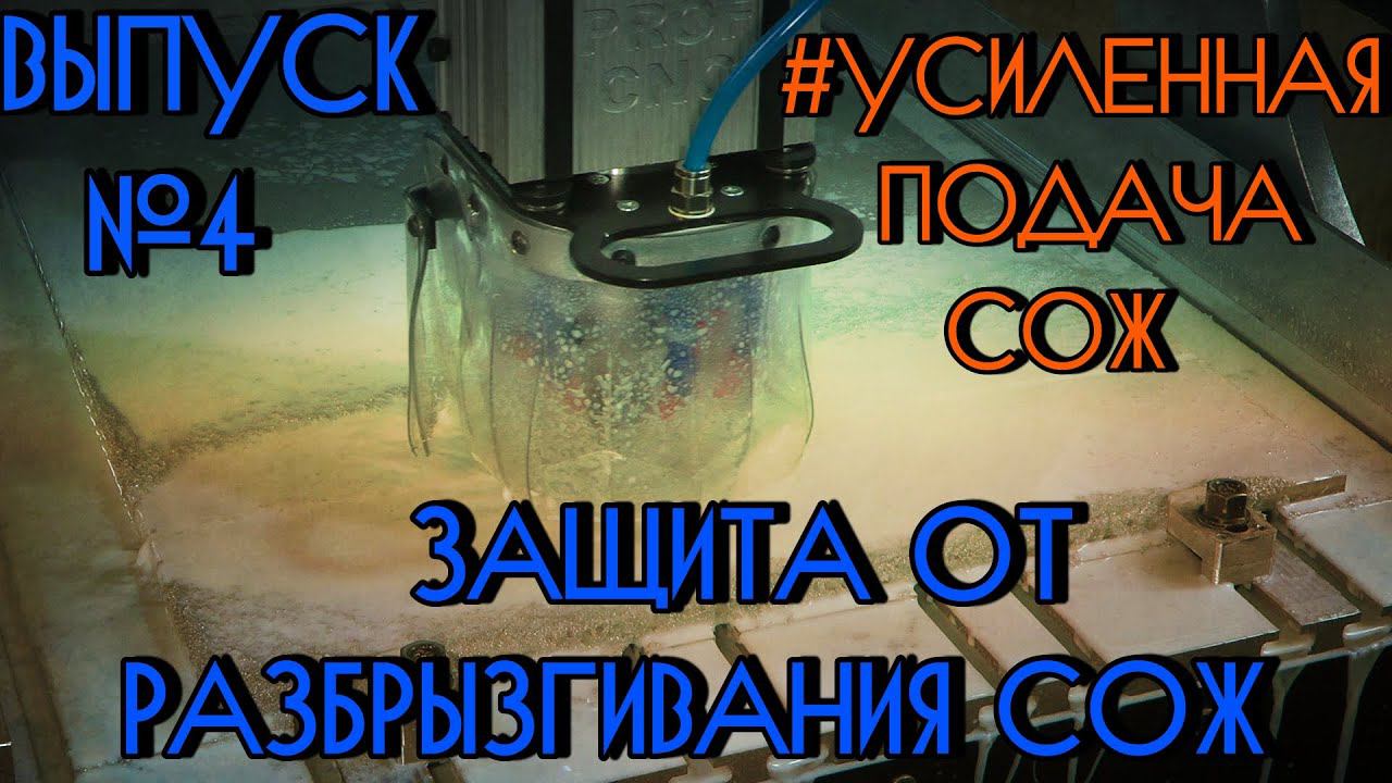 Выпуск №4 Пяти-точечная усиленная подача СОЖ  и насадка с защитой от разбрызгивания