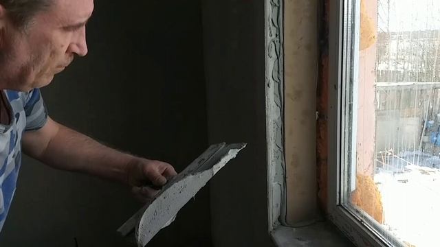 как экономить штукатурку на откосах