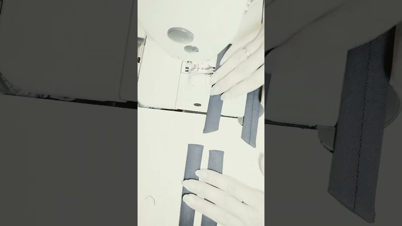 Хлястик с пряжкой для жилета.      #пряжка #хлястик #шитьлегко #шитьпросто #жилет #технологияпошива