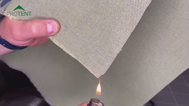 Брезентовый полог огнеупорный (ОП) с люверсами, тент штора для гаража, брезент автомобильный