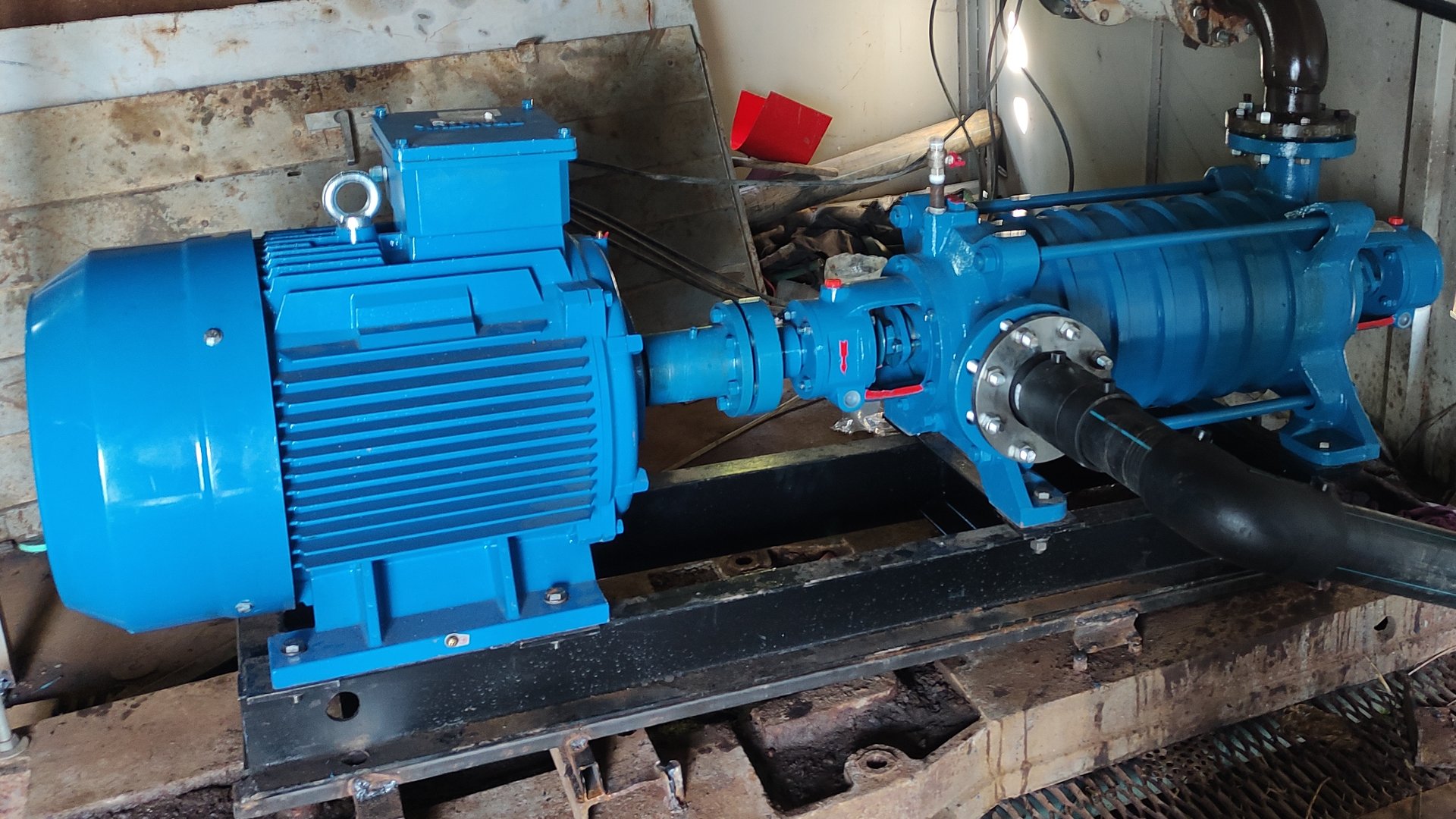 Монтаж и пуско-наладка насоса  ЦНСА-60-231 для дачного кооператива.